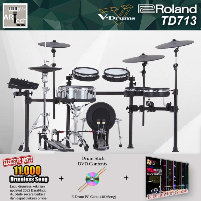 Jual Drum Elektrik Roland TD-713 / TD713 / TD 713 V-Drums | Shopee Indonesia