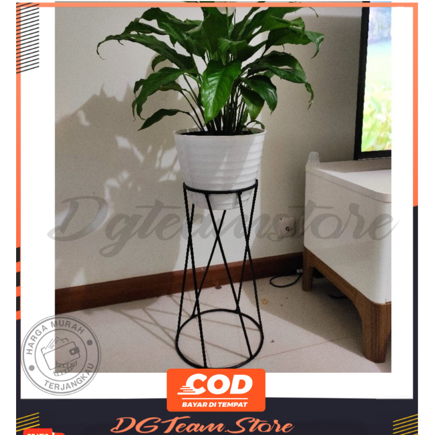 Jual STANDING POT MINIMALIS kaki BULAT minimalis / STANDING POT BUNGA ...