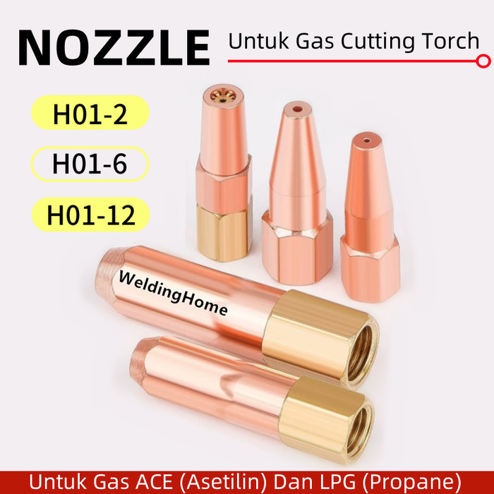 Jual Nozzle Propane LPG Gas Welding Nozzle Las Tips Pemegang untuk H01-2 H01-6 H01-12 LPG dan ...