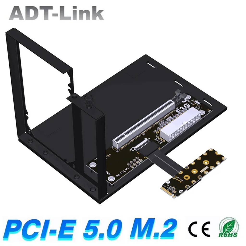Jual ADT F43SG F43SG-TR F43SG-TU-BK7 PCIe 5.0 M.2 NVMe to x16 eGPU ...