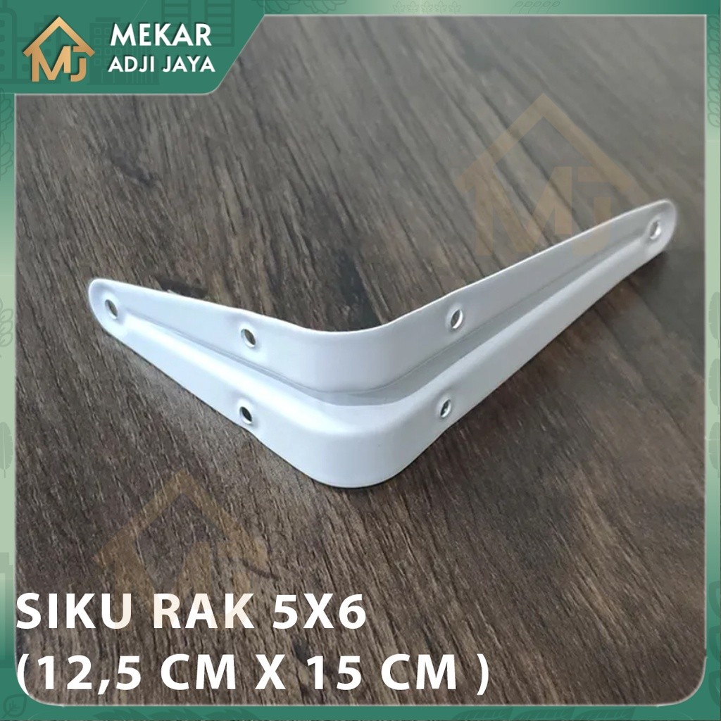 Jual Penyangga Rak Dinding Bracket Ambalan Dapur 5 X 6 Siku L Besi Asli ...