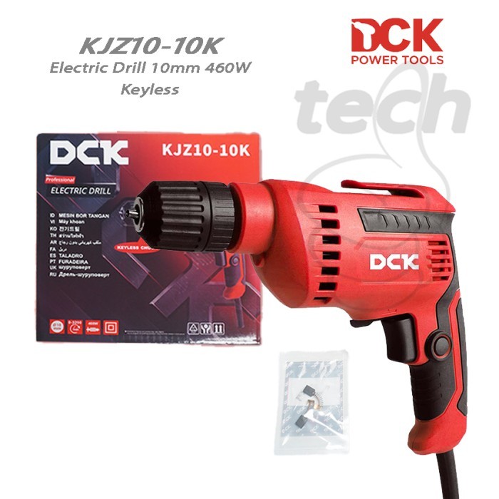 Jual Mesin Bor Tangan Listrik Kayu Besi Electric Drill 10mm 460W DCK KJZ10-10K KJZ 10-10 K ...