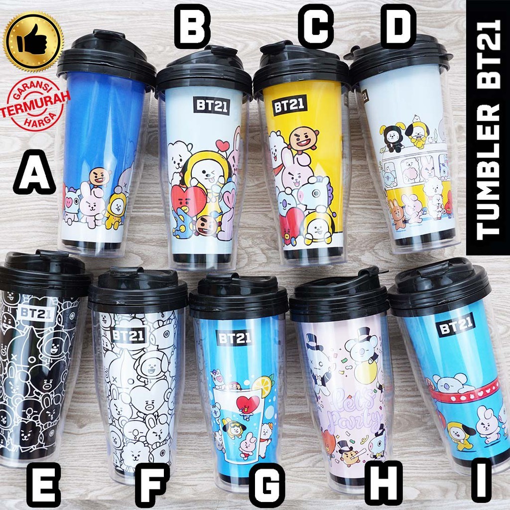 Jual TUMBLER BT21 TOGETHER (VERSI 1) / Merchandise KPOP / Souvenir ...