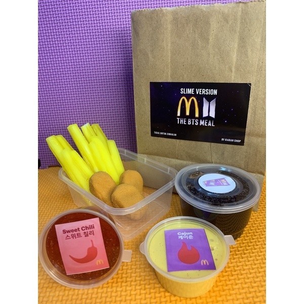 Jual BTS MEAL INSPIRED SLIME | Shopee Indonesia