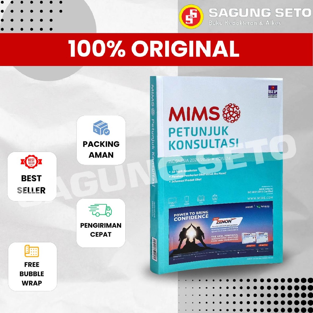 Jual BUKU MIMS PETUNJUK KONSULTASI INDONESIA 2024/2025 EDISI 24 ...