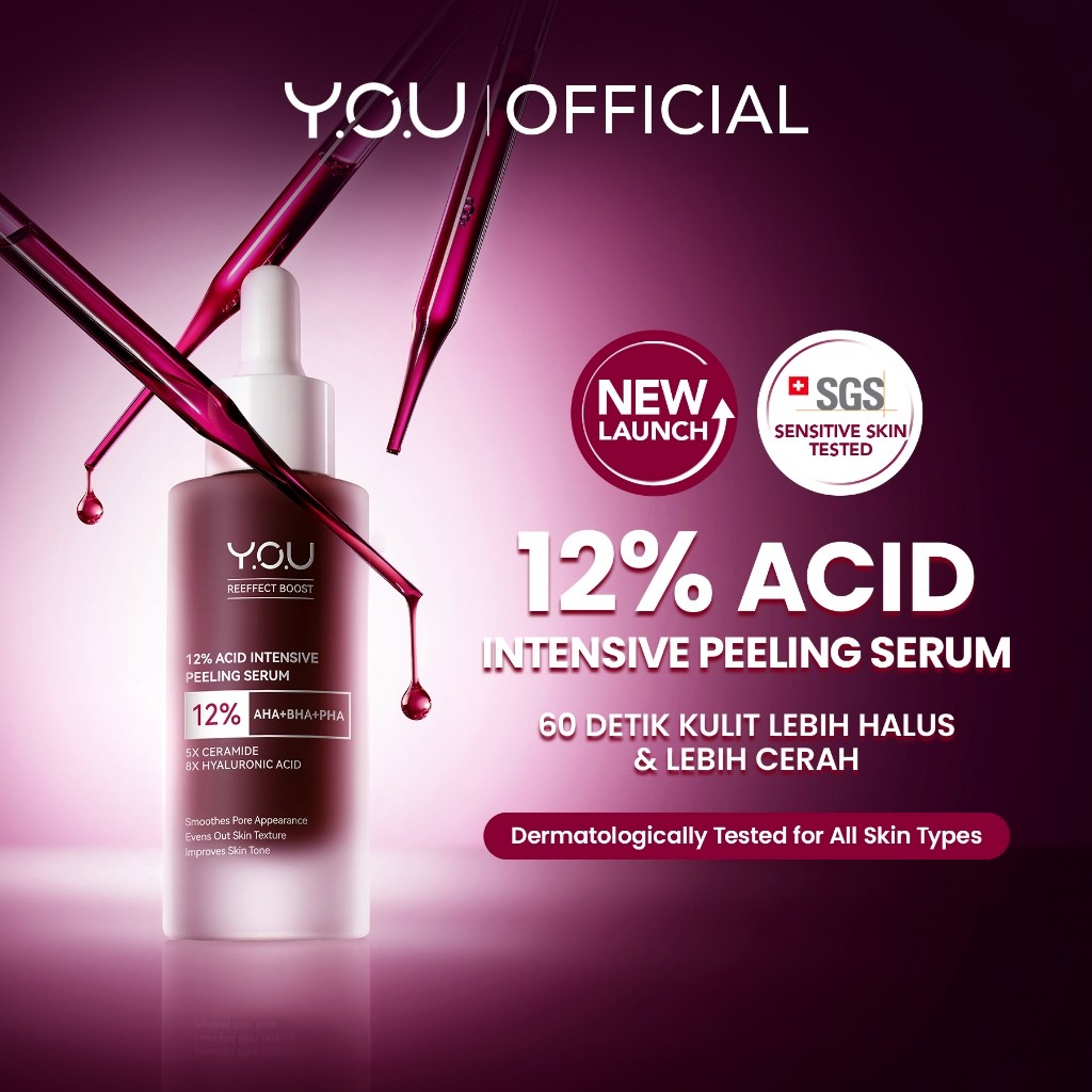 Jual YOU 12% ACID INTENSIVE PEELING SERUM AHA BHA PHA - Serum ...