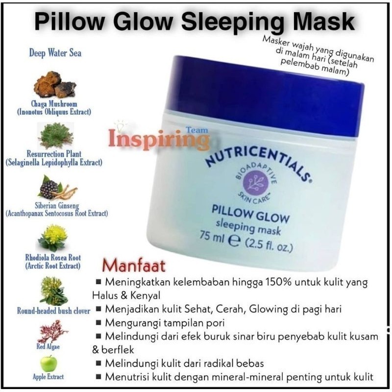 Jual PILLOW GLOW SLEEPING MASK ED 08/2025 | Shopee Indonesia