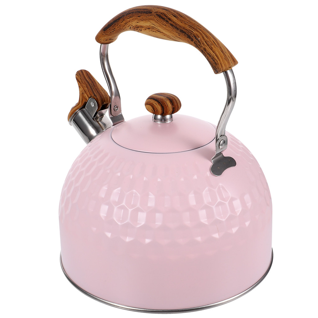 Jual Stainless Steel Kettle Practical Pink Tea Kettles Electric Silver ...