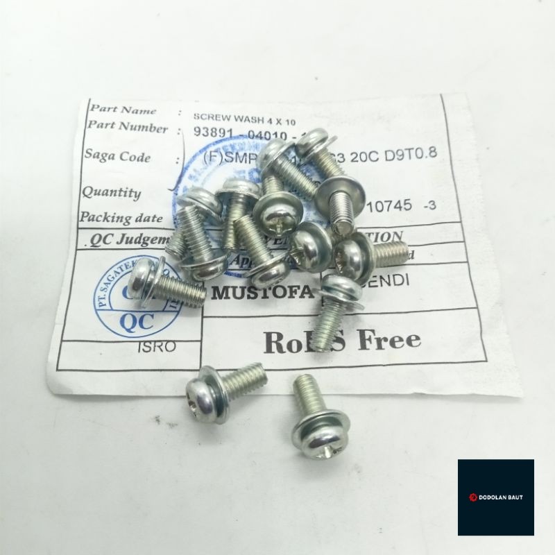 Jual Baut Karbulator Motor Universal Dobel Ring M4 unitspare | Shopee ...