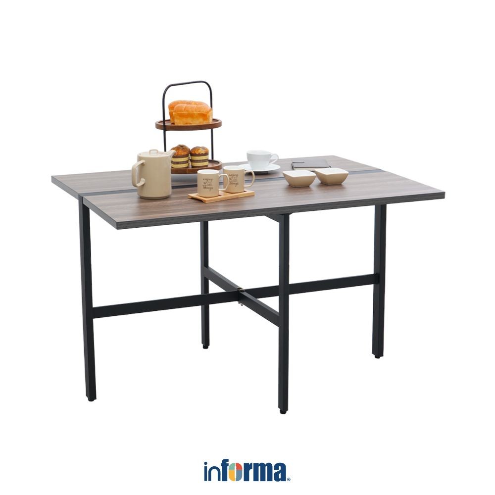 Jual Informa York Meja Lipat Double - Abu-Abu Meja Serbaguna Folding ...