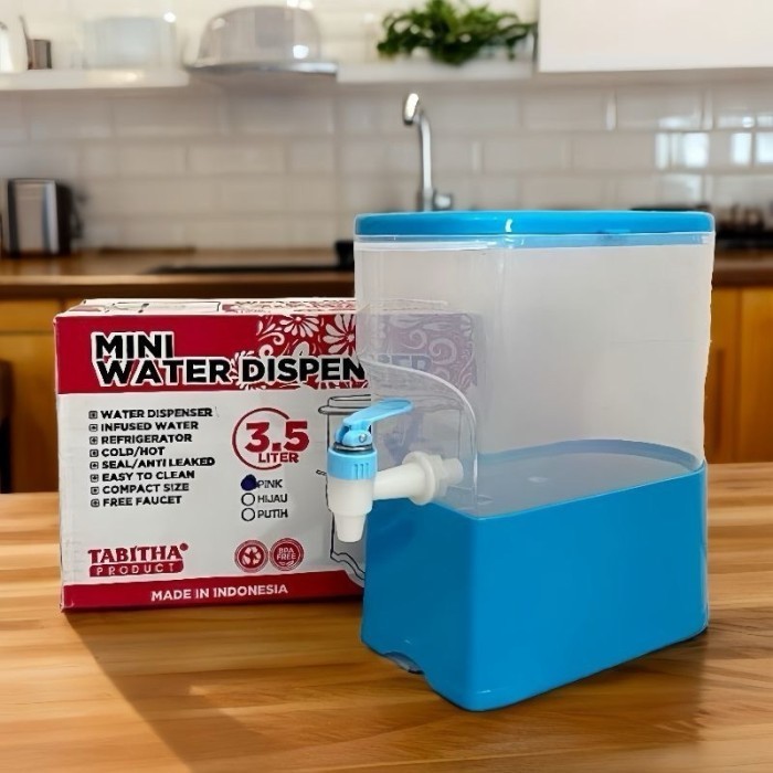 Jual Dispenser Air Minum Kulkas 3,5 Liter + 2 Gelas Minum Dan Kran ...