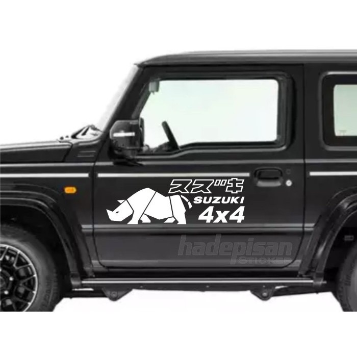 Jual Stiker Mobil Cutting Sticker Body Mobil Jeep Suzuki Jimny Badak ...
