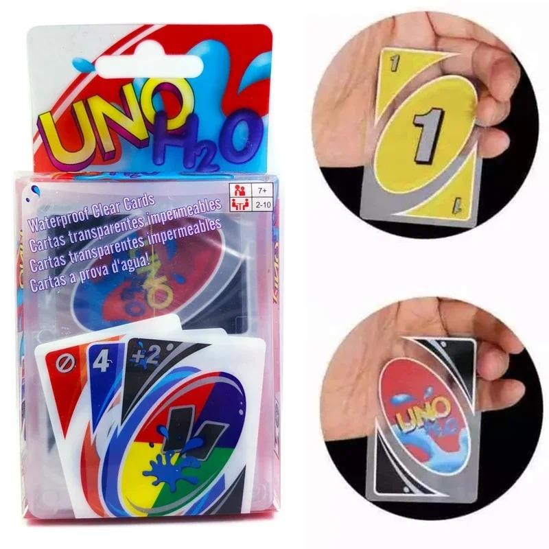 Jual Board Games UNO H2O Card Game WaterProof Pressure Proof PVC ...