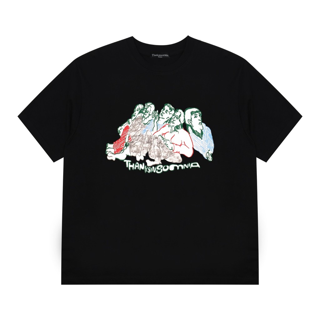 Jual Tshirt Helliya Black Thanksinsomnia | Shopee Indonesia