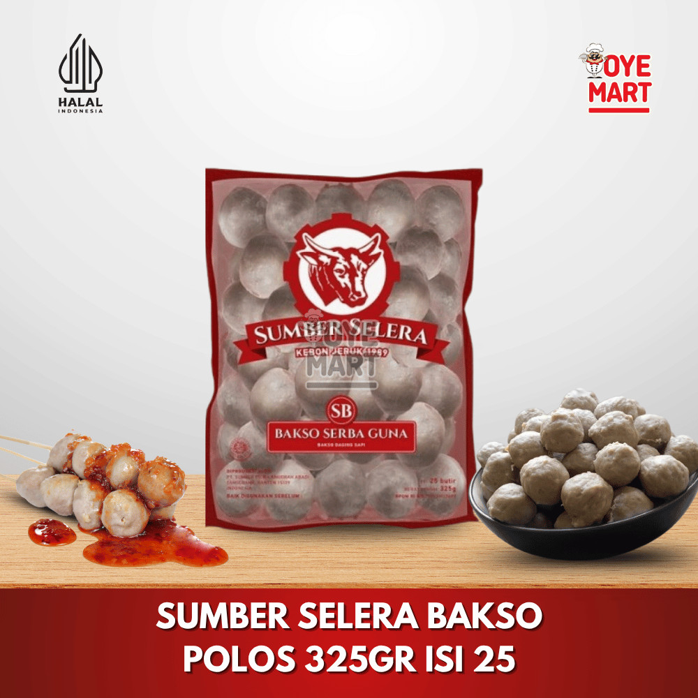 Jual SUMBER SELERA BAKSO POLOS 325GR ISI 25 | Shopee Indonesia