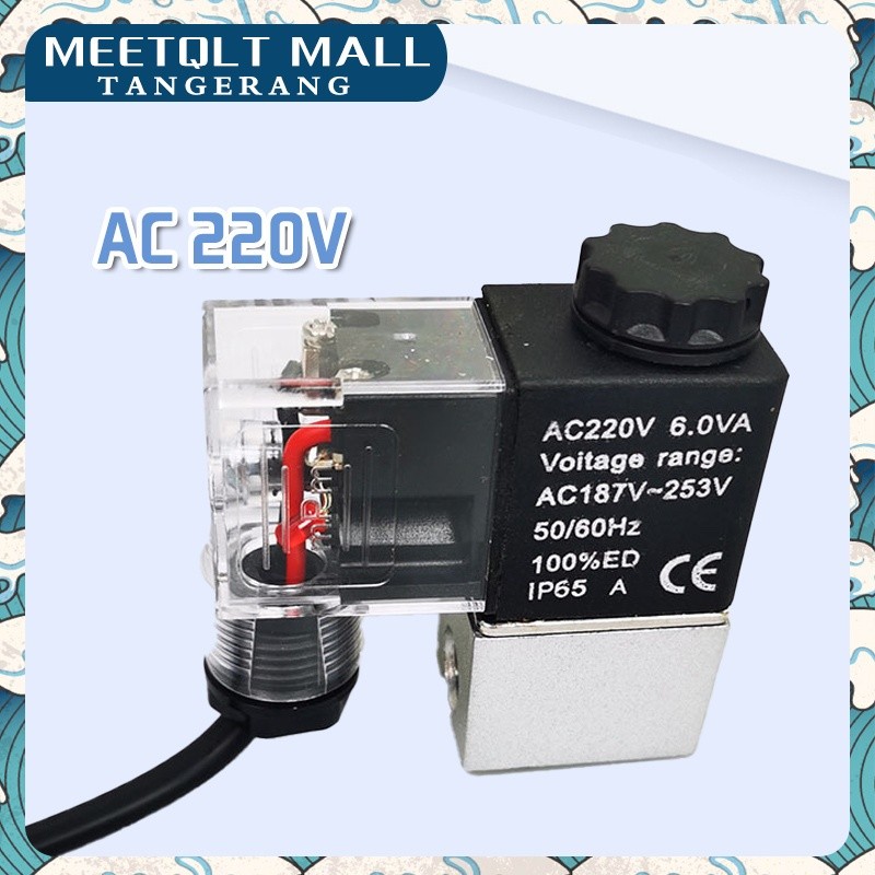 Jual 220VAC Selenoid Valve Angin -Pneumatic Solenoid Valve-Selenoid ...
