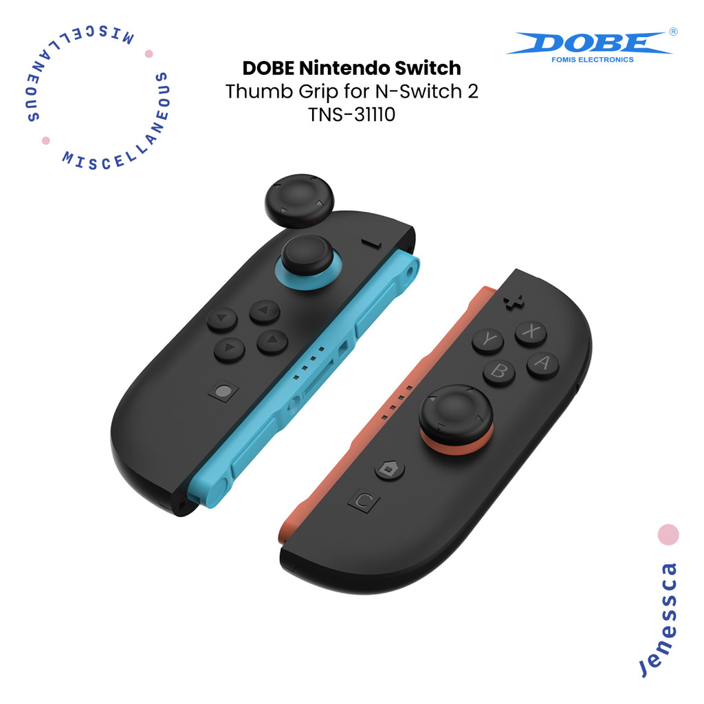 Jual DOBE Thumb Grip Nintendo Switch Joy-Con 2 Controller Cap Topi Analog | Shopee Indonesia