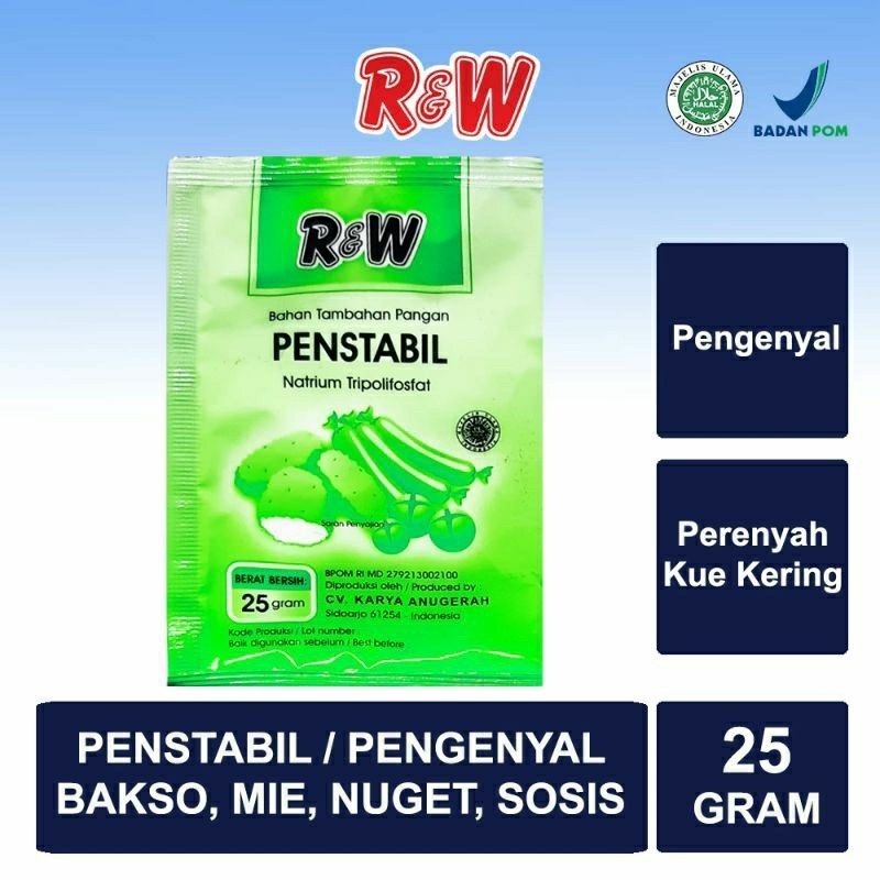 Jual Pengenyal / Penstabil Rajawali Makanan R&W 25gr | Shopee Indonesia
