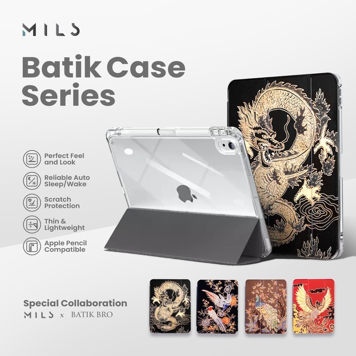Jual MILS x Batik Bro Special Collection Clear Shield Acrylic iPad Case ...