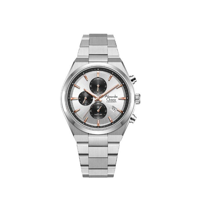 Jual Jam Tangan Pria Alexandre Christie Classic Steel AC 8697 MCBSSSLRG ...