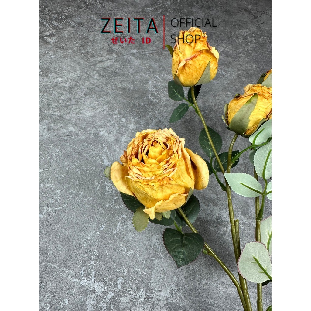 Jual Zeita - C47 LATIN (x4) Bunga Mawar Kain Sutra 65CM ARTIFICIAL ...