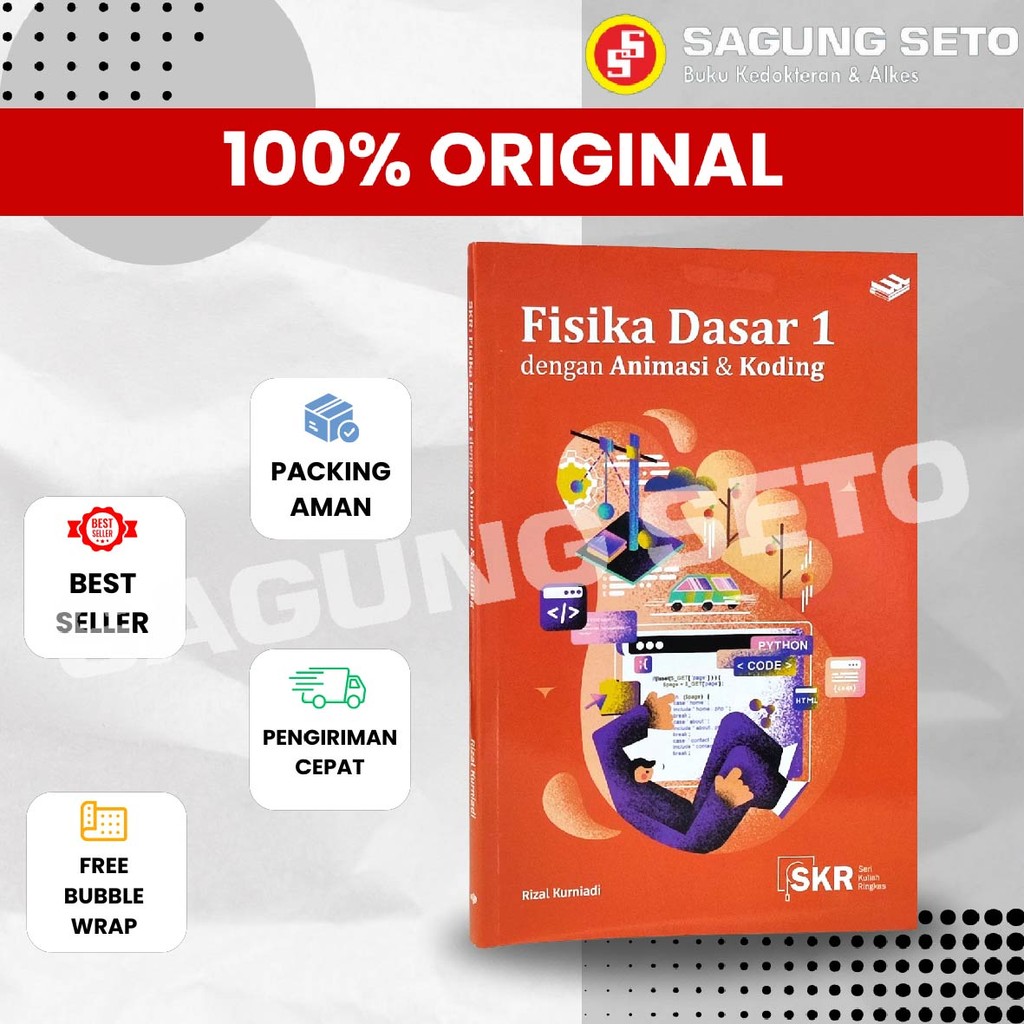 Jual BUKU SERI KULIAH RINGKAS FISIKA DASAR 1 DENGAN ANIMASI DAN KODING ...