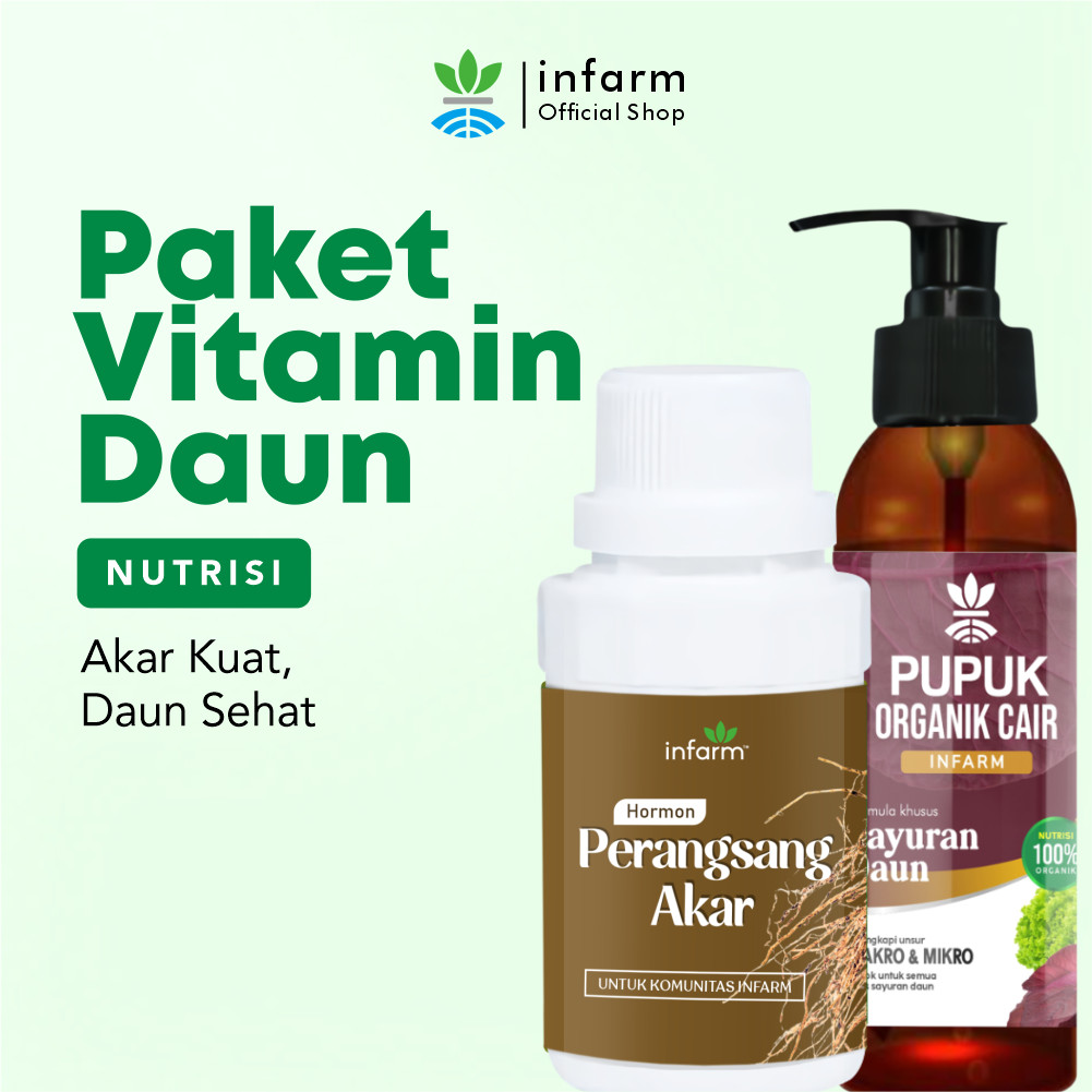 Jual INFARM - Paket Vitamin Daun, Booster Daun Lebat Paket Nutrisi ...