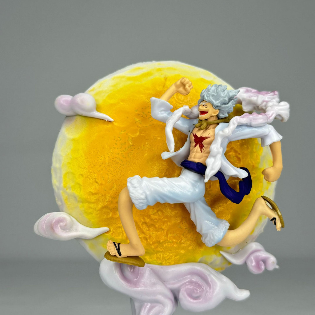 Jual One Piece Luffy Anime Figure Moon Nika Luffy Model Gear 5 Series ...