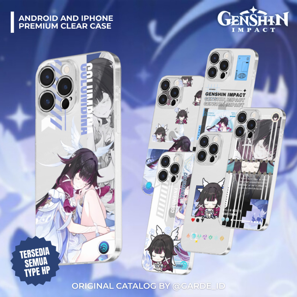 Jual Custom Clear Case Columbina Genshin Impact – Softcase Transparan ...