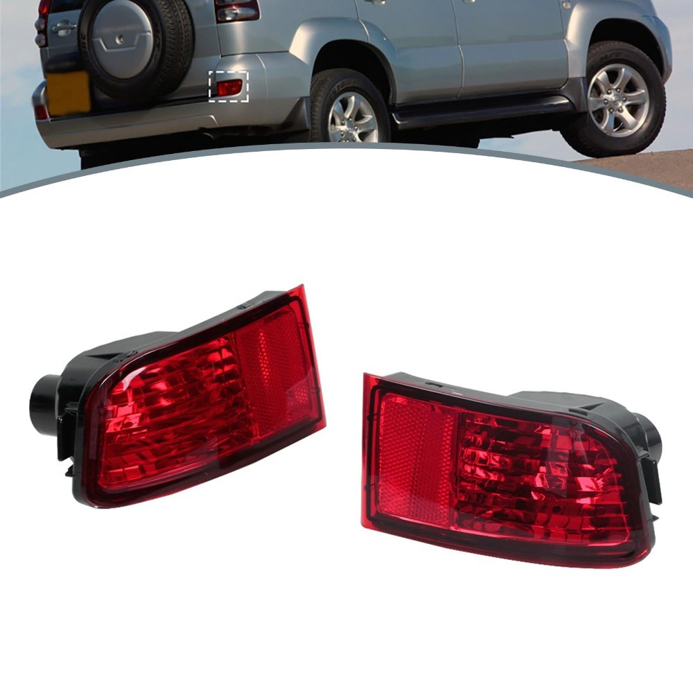 Jual Rear Bumper Reflector for Toyota Land Cruiser Prado 120 Series ...