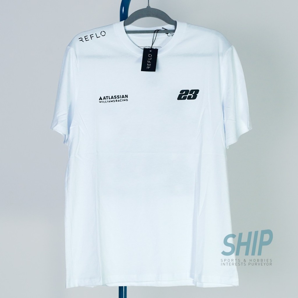 Jual WILLIAMS x REFLO ALBON TEE white f1 formula 1 alex putih kaus kaos ...
