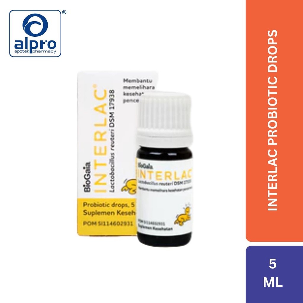 Jual Interlac Probiotic Drops 5 Ml | Shopee Indonesia