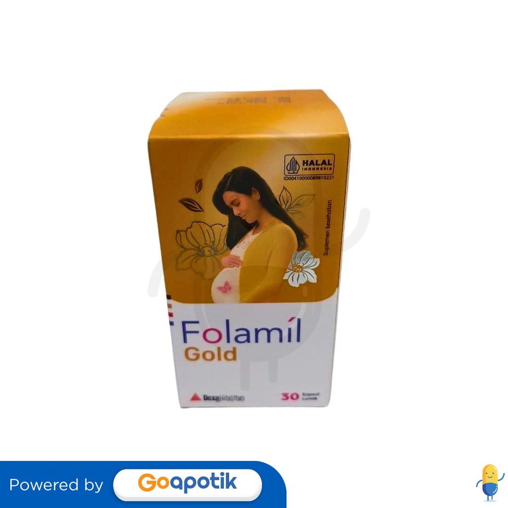 Jual Folamil Gold Botol 30 Kapsul | Shopee Indonesia