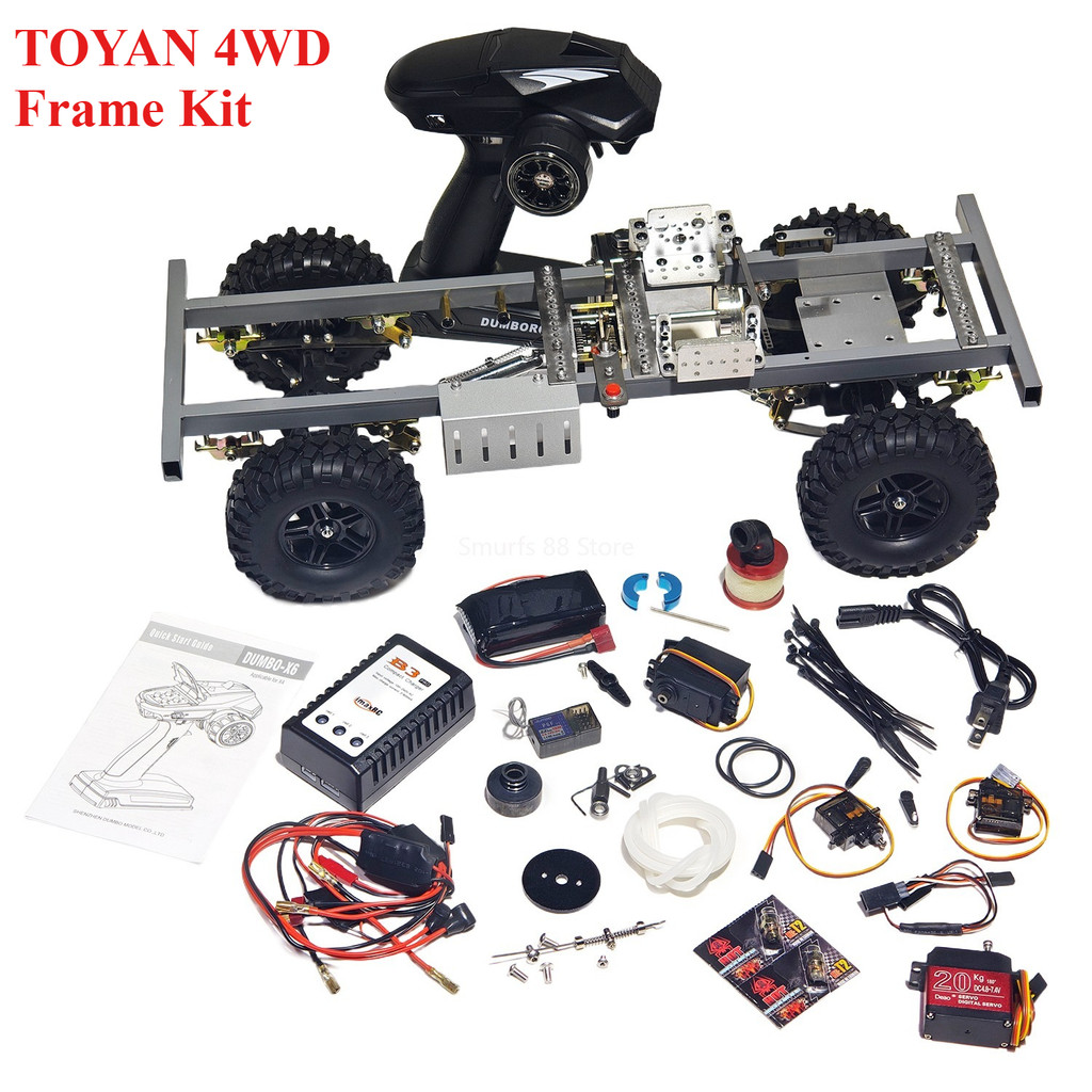 Jual TOYAN 4WD RC Car Frame Kit Suitable for L200AC Two Cylinder ...