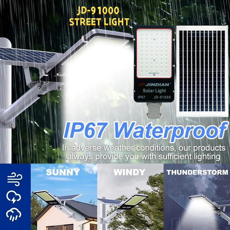 Jual Yeelite - JD 91000 Solar Panel Street Light / Lampu Jalan Solar ...