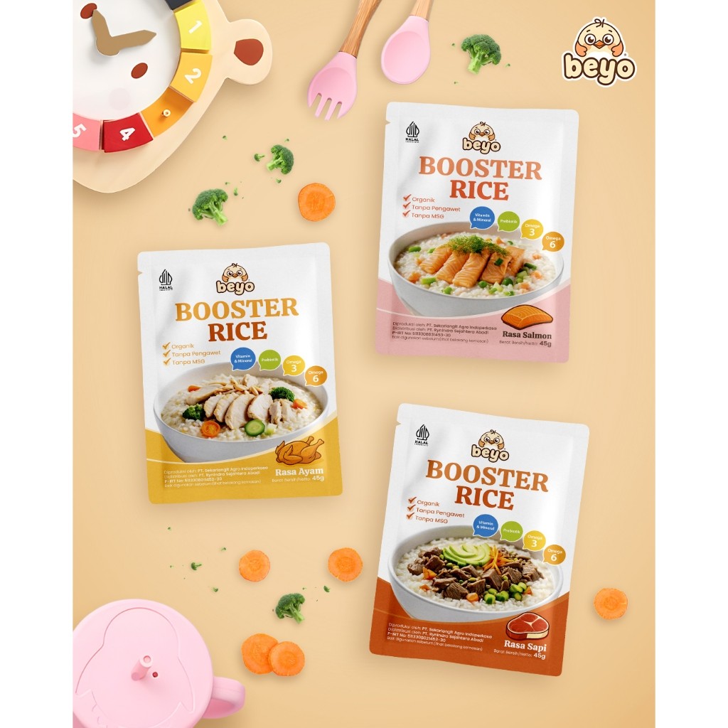 Jual Beyo Baby Organic Booster Rice 45gr | Shopee Indonesia