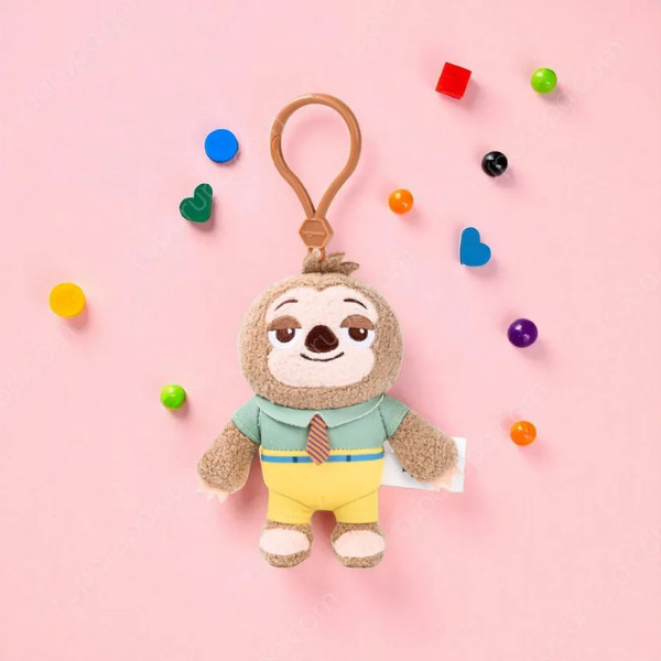 Jual BNS Series Disney Zootopia Flash Cute Plush Keychain | Shopee ...