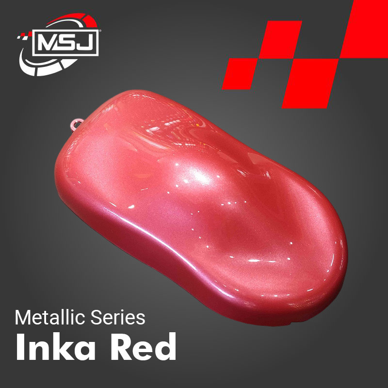 Jual Cat Mobil/Motor Inka Red | Metallic Series | MSJ | Shopee Indonesia