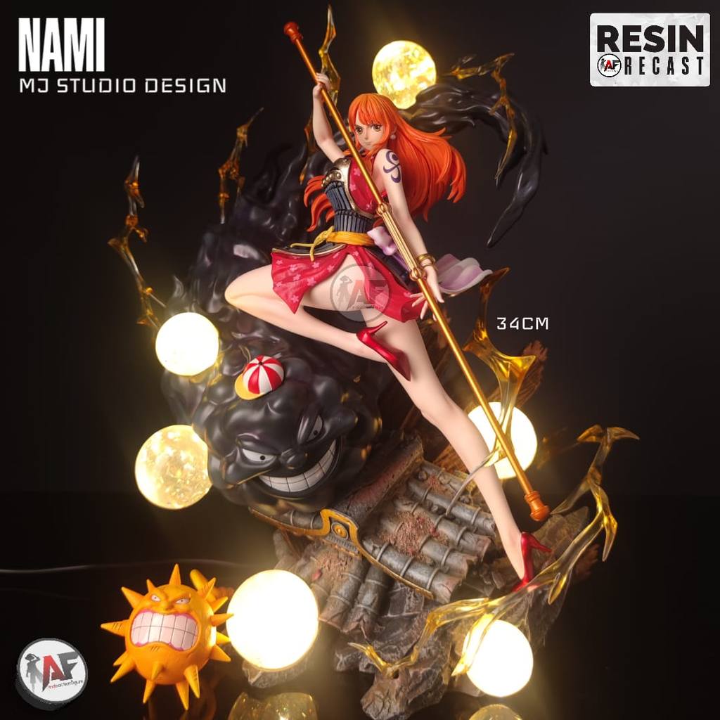 Jual RESIN! Statue Action Figure One Piece Nami Wano MJ Studio Design ...