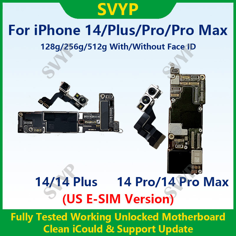 Jual 100%Working Fully Tested Mainboard For iPhone 14 Pro Max Unlocked ...