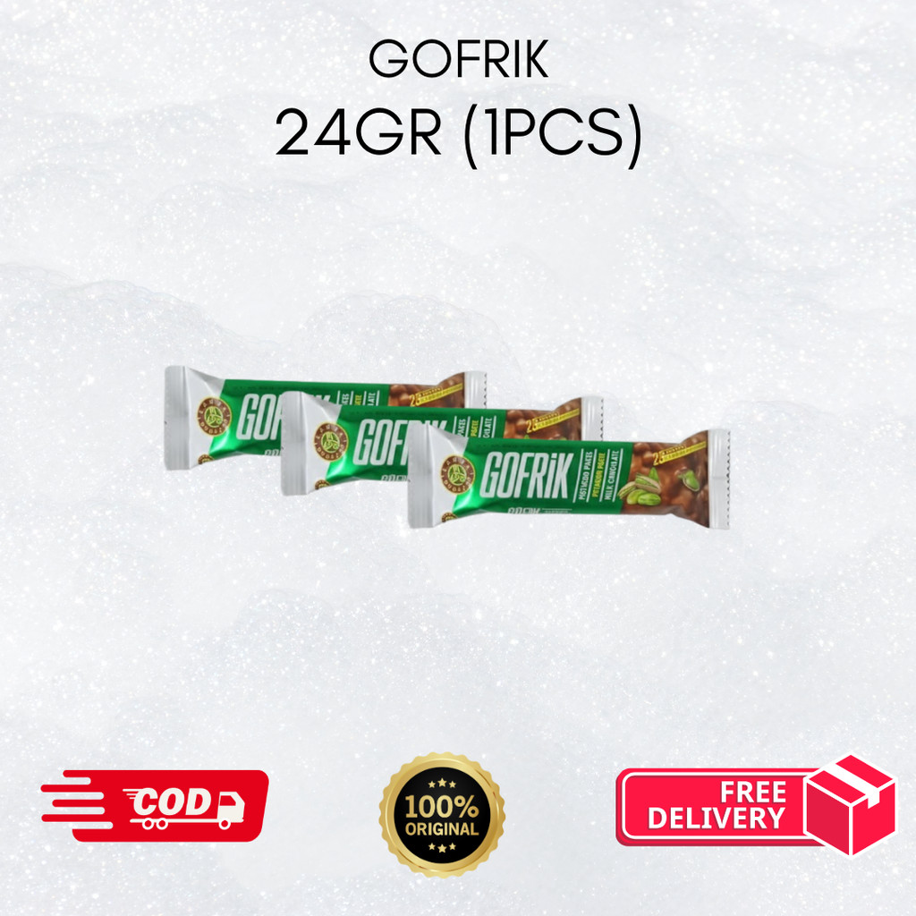 Jual Gofrik Chocolate Pistachio Halal 24g (1pcs) | Shopee Indonesia
