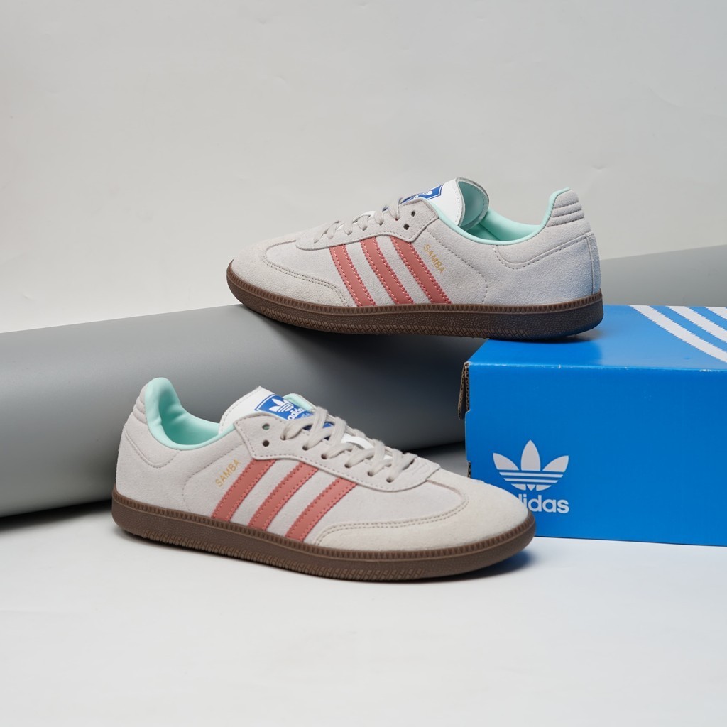 Jual Adidas Samba OG Clay Strata Soft Pink | Shopee Indonesia