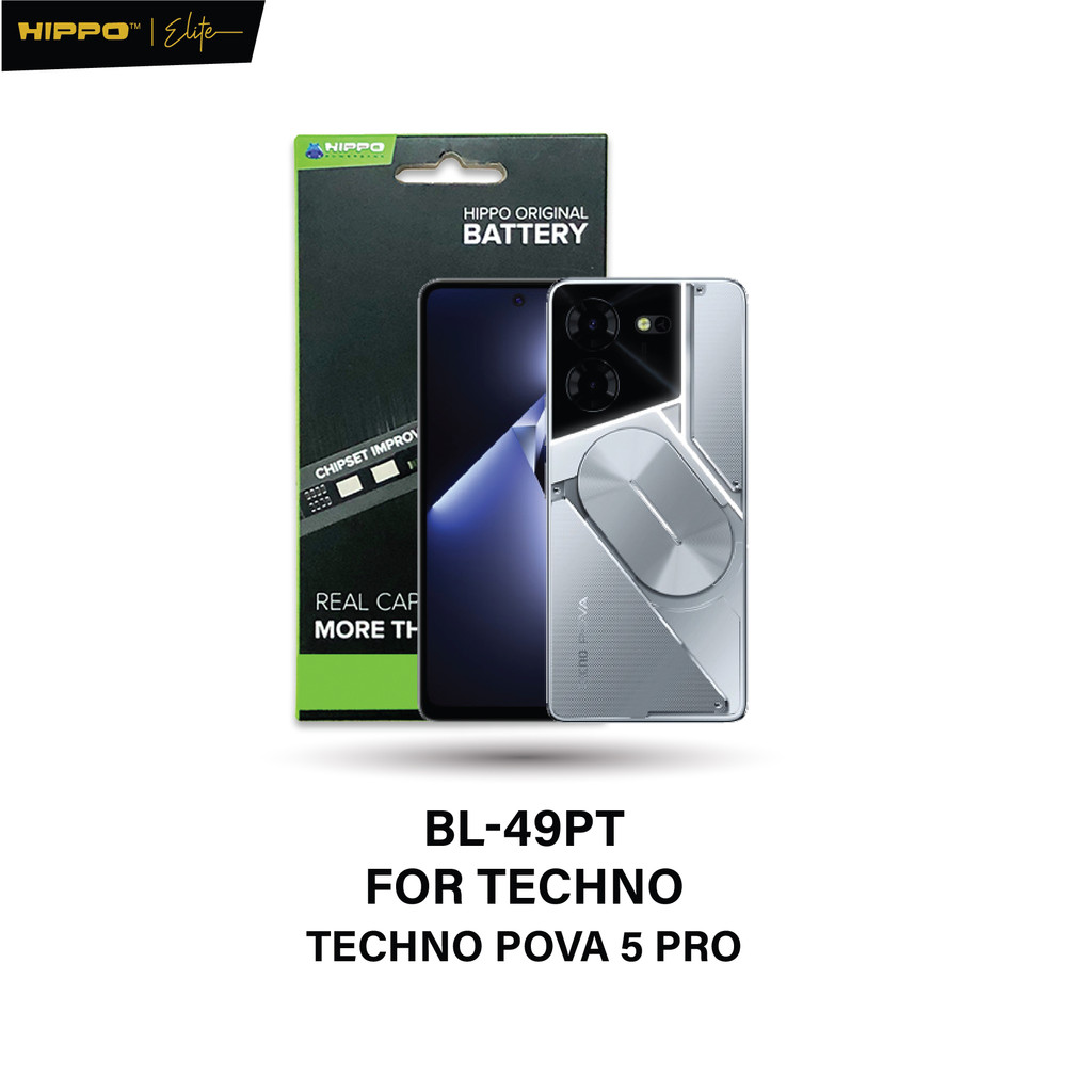 Jual Hippo Baterai BL-49PT TECHNO POVA 5 PRO 5000mAh Battery Batere ...