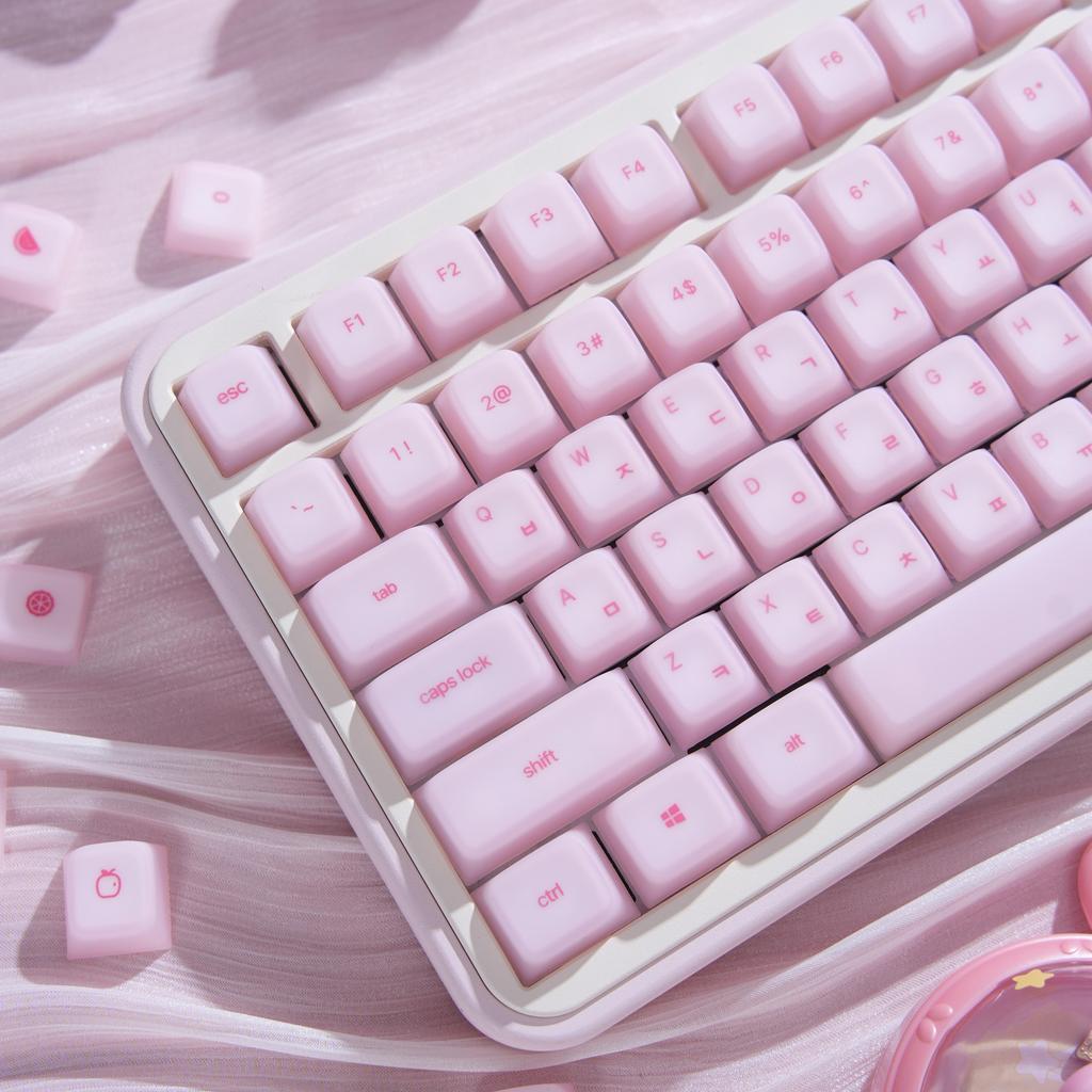 Jual 113 Keys Korean Hangul Keycaps Silicone PC Cherry Profile PC for ...