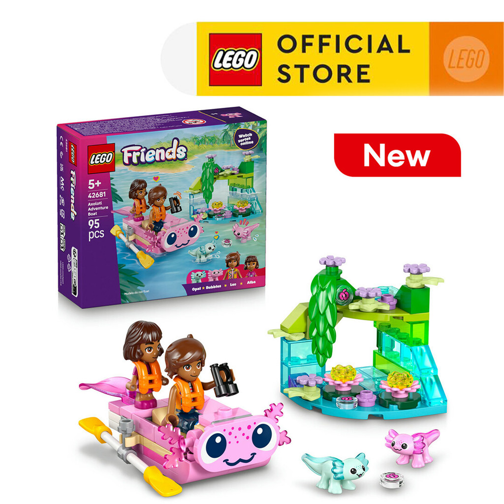 Jual LEGO Friends 42681 Axolotl Adventure Boat (95 Pieces), Building ...