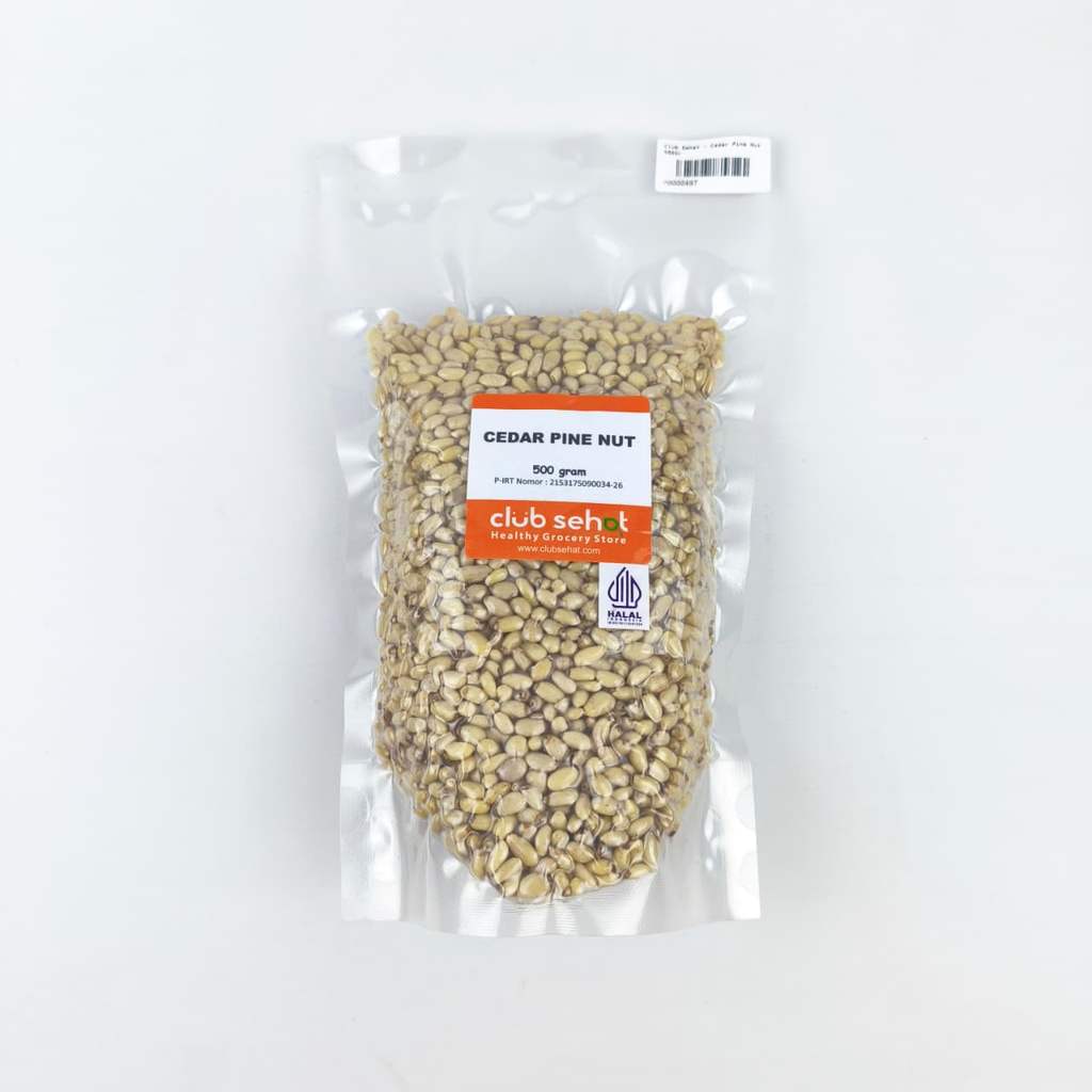 Jual Club Sehat Cedar Pine Nut 500gr | Kacang Pinus Siberia Asli ...