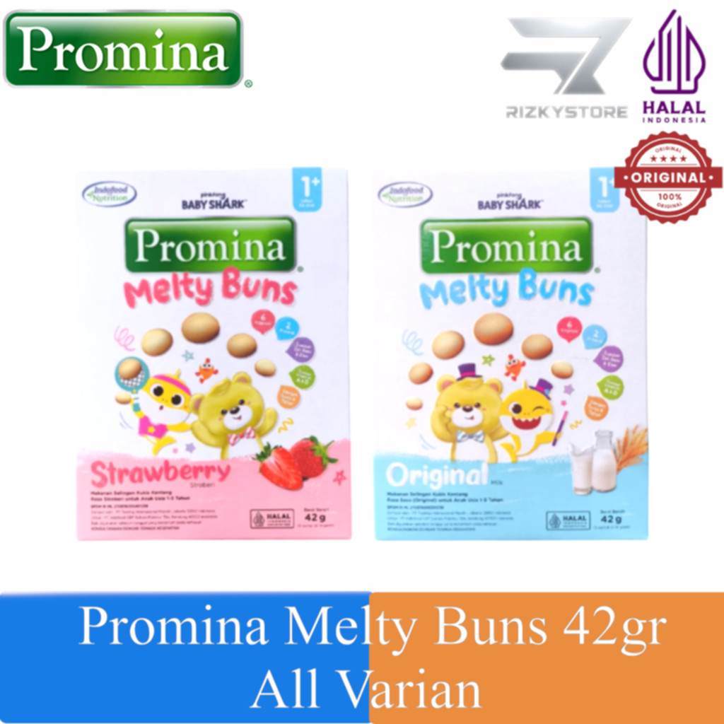 Jual PROMINA MELTY BUNS 42 GR - SNACK BAYI | Shopee Indonesia