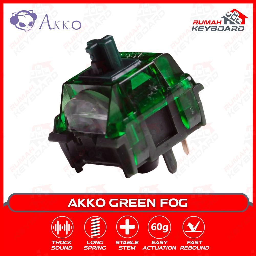 Jual AKKO GREEN FOG - 5 PIN - 60g - PCB Mount - Linear - Switch ...