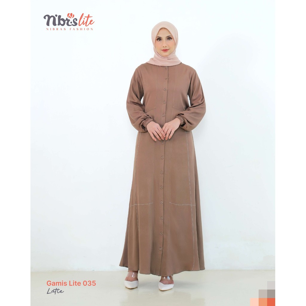 Jual Gamis Premium Lite 035 Dress Wanita Modern Simpel Terbaru by ...