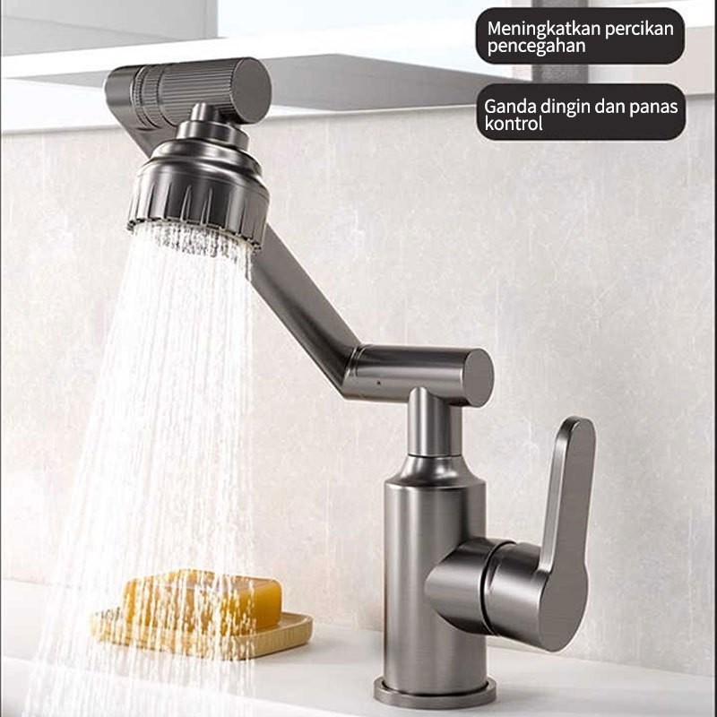 Jual COD SUS304 Keran Putar 1080°Derajat Keran Air Panas & Dingin Keran ...